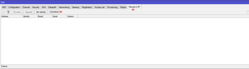 Налаштування Mikrotik CAPsMAN