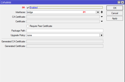 Настройка Mikrotik CAPsMAN